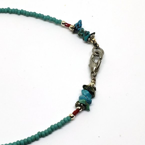 Jewelry | Fx Turquoise Necklace Bracelet Set Southwest Stone | Poshmark